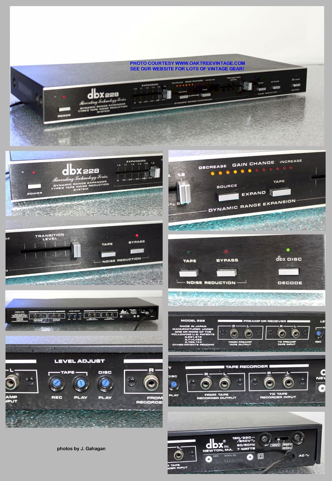 DBX Stereo / Audio Parts / Spares for Vintage Gear.