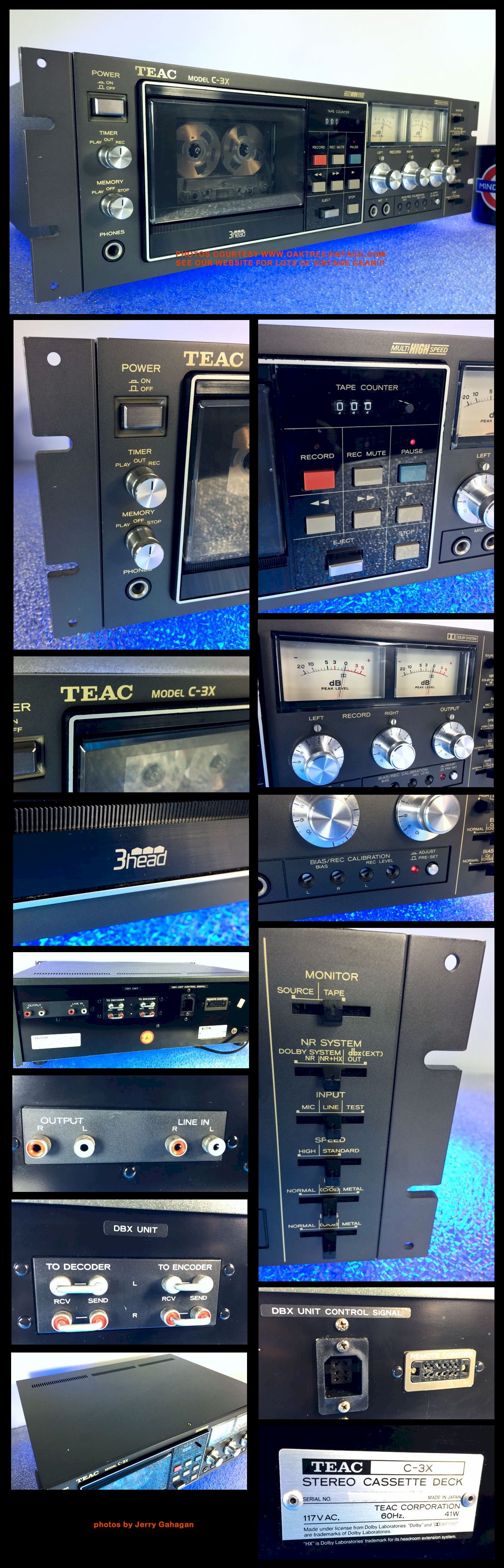 Vintage TEAC-TASCAM Tape decks – Photo Gallery / Archive