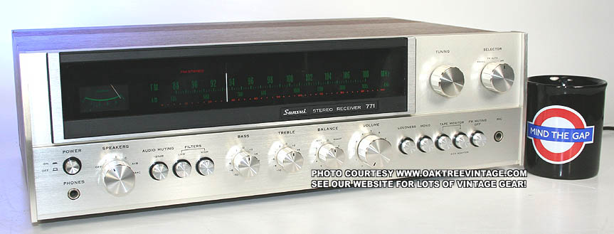 Vintage Sansui Home Stereo Receivers – Photo Gallery
