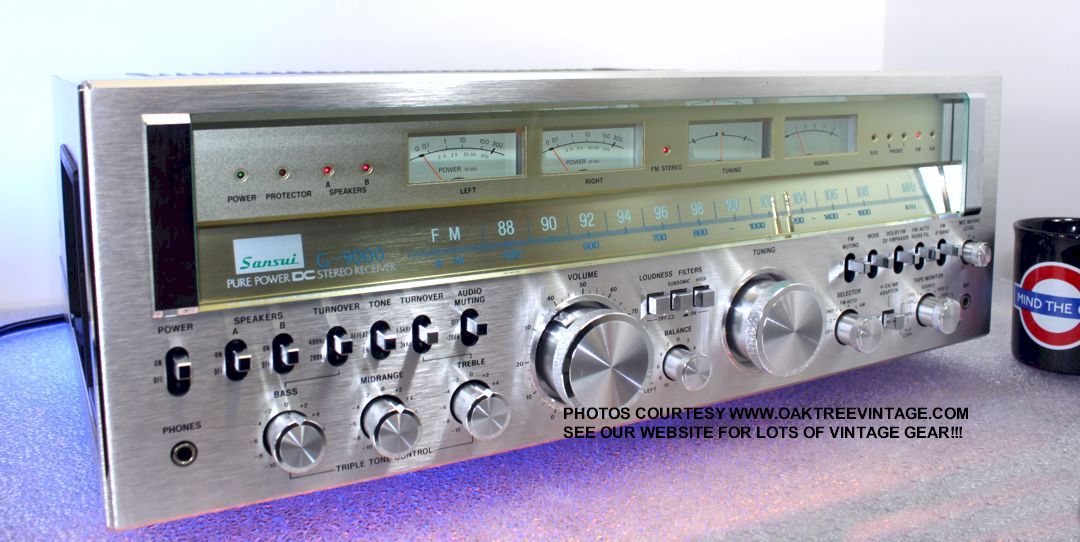 Vintage Sansui Home Stereo Receivers – Photo Gallery