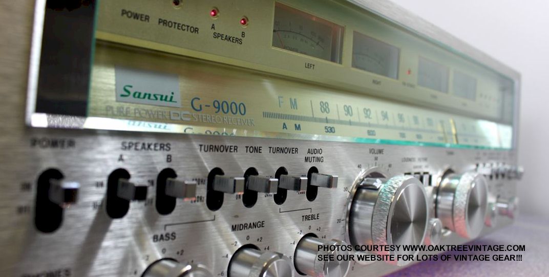 Vintage Sansui Home Stereo Receivers – Photo Gallery