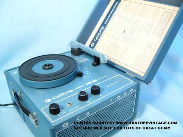 Califone Phonographs – Photo Gallery of Past / Vintage models