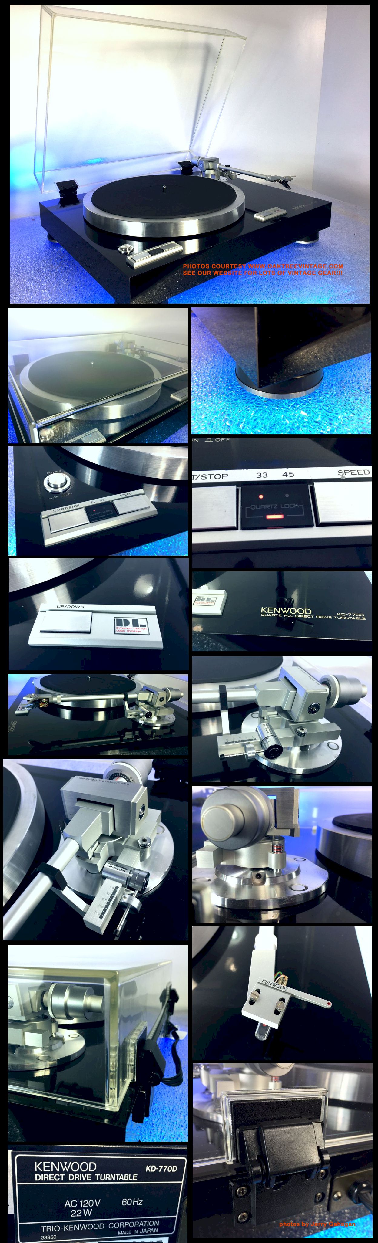 Stereo Turntables, Vintage & Used : Serviced / Refurbished / Restored ...
